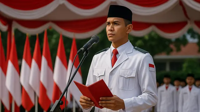 5 Teks Protokol Upacara 17 Agustus: Panduan Lengkap Susunan Acara HUT RI ke-80 - Hot Liputan6.com