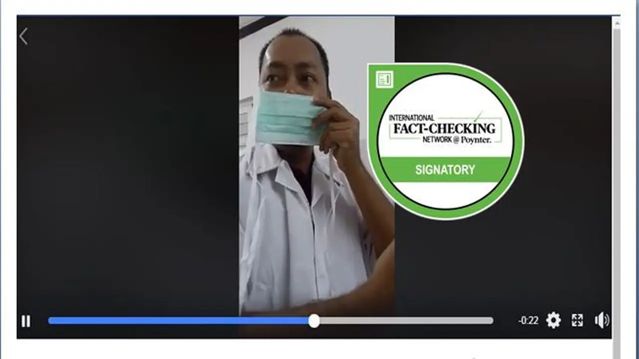 [Cek Fakta] Viral Cara Menggunakan Masker yang Baik dan Benar, Faktanya ...