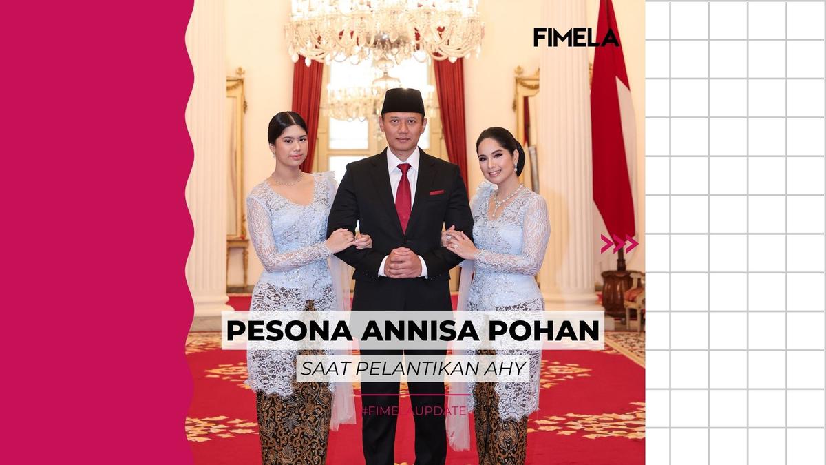 Pesona Menawan Annisa Pohan Saat Dampingi Pelantikan AHY: Kebaya Baby ...