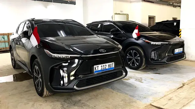40 Unit Toyota bZ4X Siap Bawa Tamu VVIP Upacara HUT Ke-79 RI di IKN - Otomotif Liputan6.com