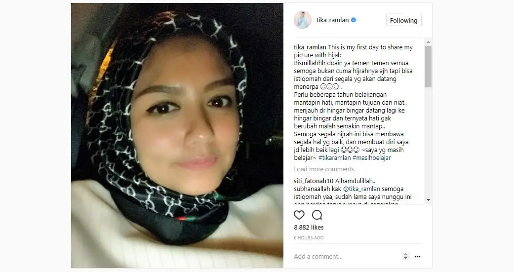 Putuskan Berhijab, Tika Eks T2 Mundur Jadi Artis? - ShowBiz Liputan6.com
