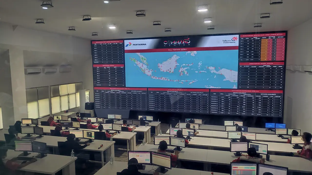 Dari Pusat Komando Ini, Pertamina Pantau Kondisi Pasokan dan Distribusi ...