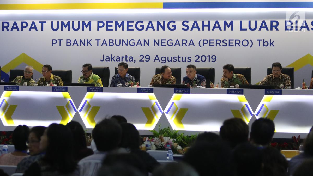 FOTO: Hasil RUPSLB BTN Resmi Ganti Direktur Utama - Foto Liputan6.com