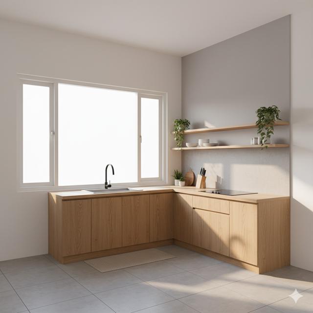 10 Desain Dapur Kecil Bentuk L Terbaru 2025, Inspirasi Cantik untuk ...