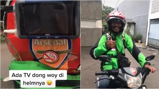 Viral Ojek Online Bintang Lima, Ada Powerbank hingga Televisi Mini - Hot Liputan6.com