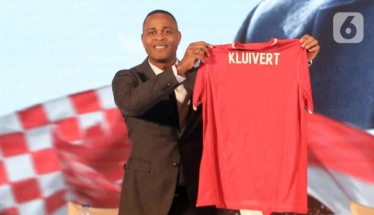 Momen PSSI Perkenalkan Pelatih Timnas Indonesia Patrick Kluivert Kepada Publik - Foto Liputan6.com