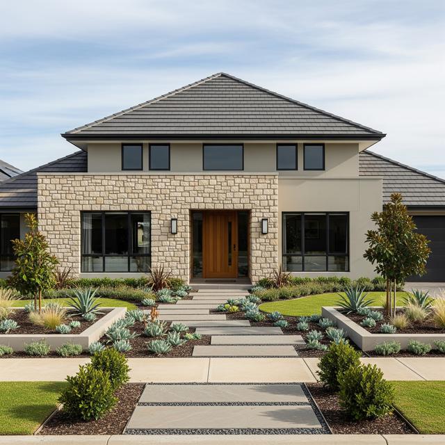 8 Desain Rumah Tipe 45 dengan Atap Limas Elegan, Modern dan Fungsional
