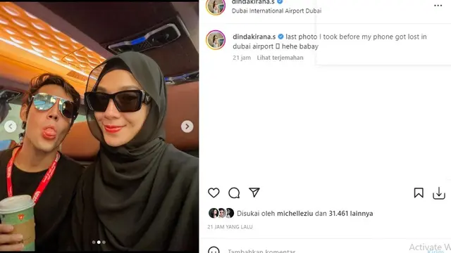 Dinda Kirana Pamer Foto Terakhirnya dengan Naufal Samudra Sebelum ...