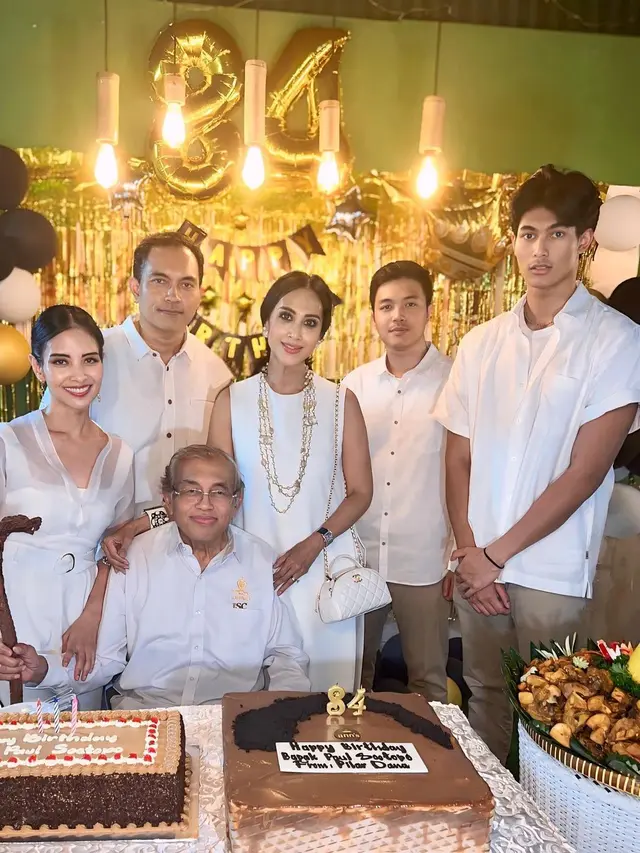 Momen Ulang Tahun ke-84 Ayah Diah Permatasari, Banjir Doa dan Ucapan Selamat dari Netizen ...