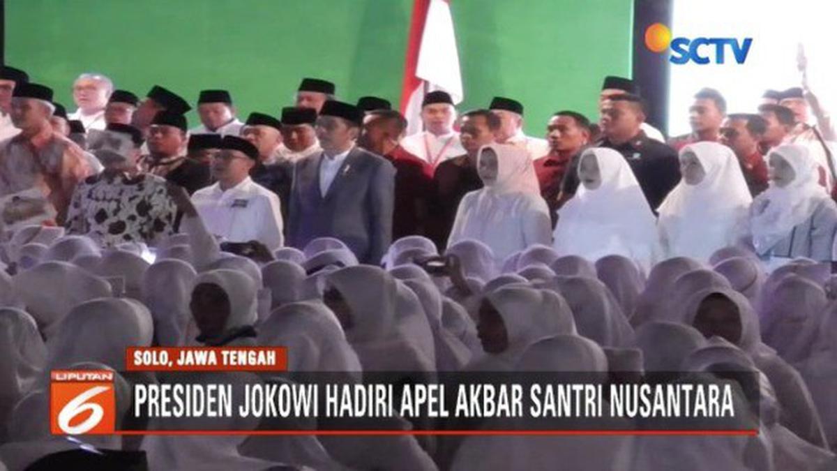 Sambut Hari Santri, Jokowi Hadiri Apel Akbar Santri Nusantara - News ...