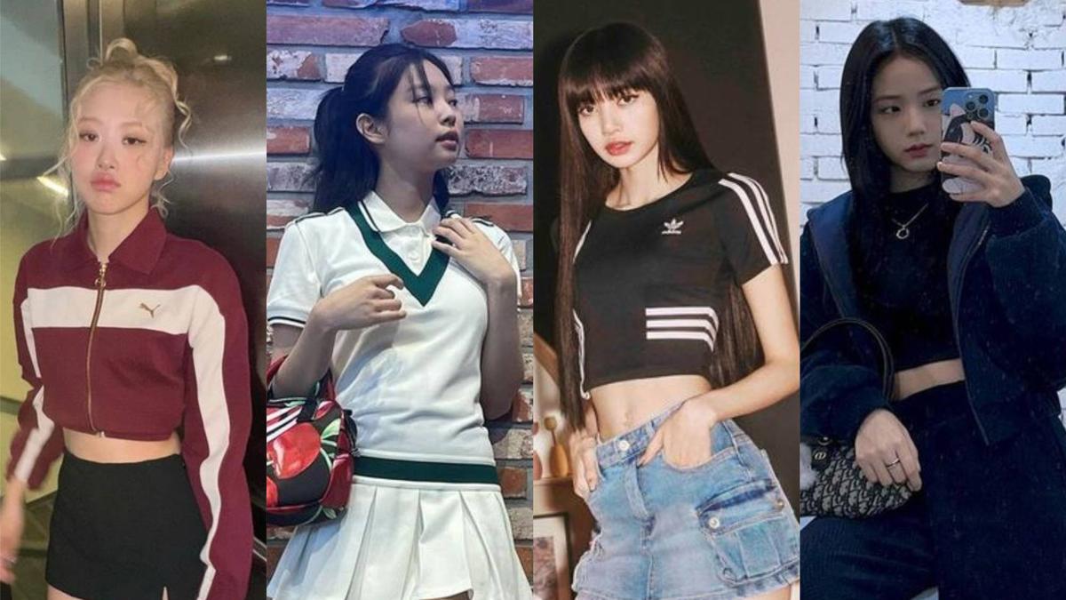 8 Potret Adu Gaya Athleisure dari Rose, Jennie, Lisa, dan Jisoo ...