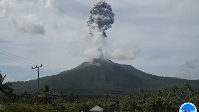 Gunung Lewotobi Laki-Laki Erupsi lagi, Semburkan Abu Vulkanik 1.000 Meter ke Arah Barat ...