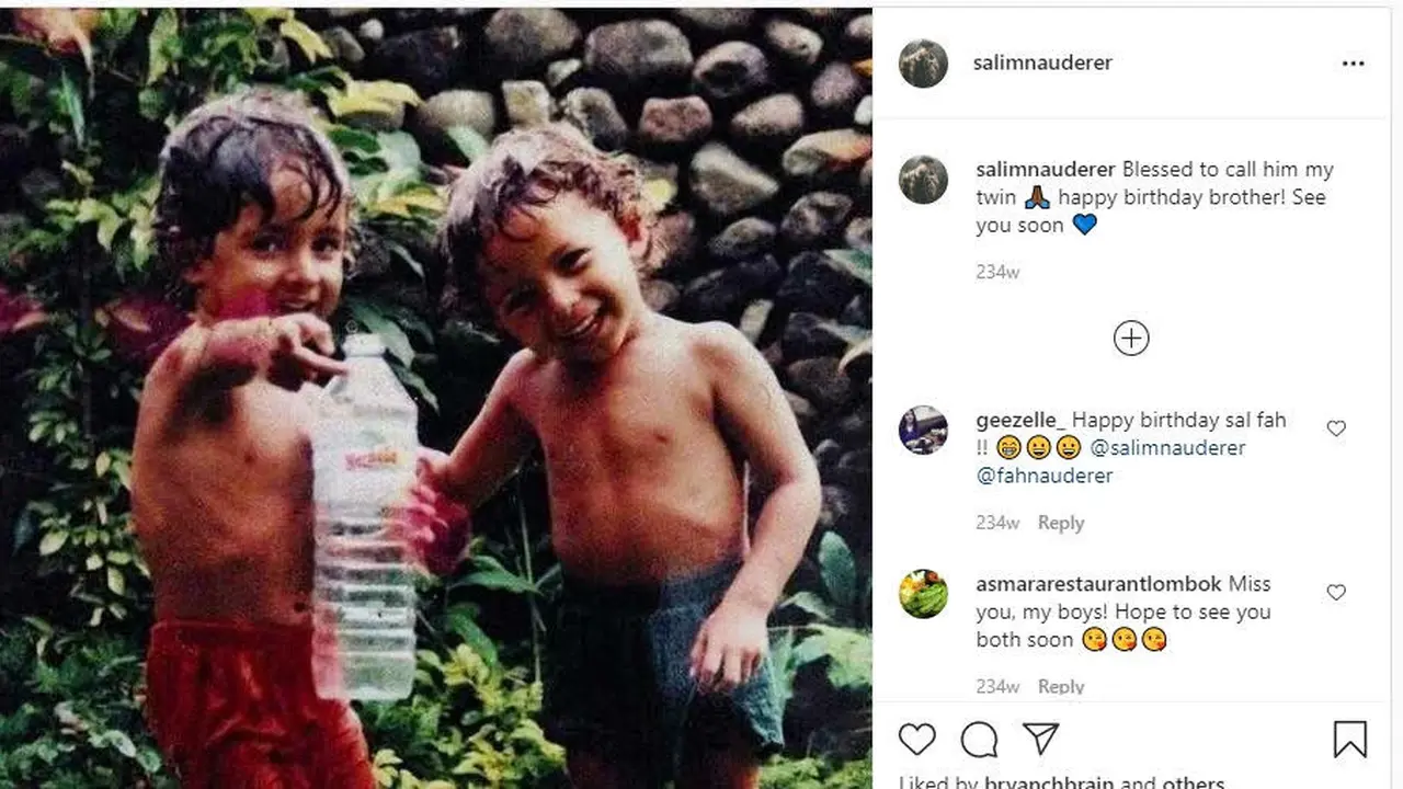 6 Foto Jadul Salim Nauderer Pria yang Diduga Kekasih Rachel Vennya ...