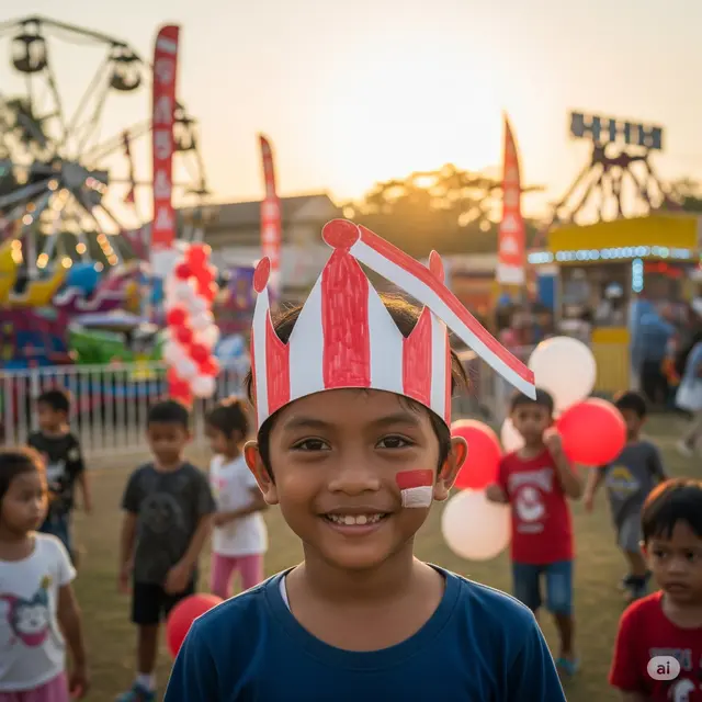 10 Inspirasi Mahkota 17 Agustus, Kreasi Unik untuk Karnaval HUT RI ke ...