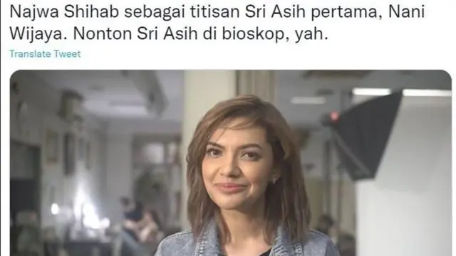 Mengenal Nani Wijaya, Karakter di Film Sri Asih yang Ternyata Diperankan Najwa Shihab ...