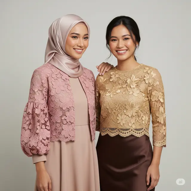 7 Model Brokat Crop Terbaru untuk Tampilan Elegan dan Modern di ...