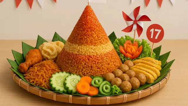 8 Ide Isi Tumpeng 17 Agustusan yang Unik dan Kreatif, Bukan Cuma Nasi ...