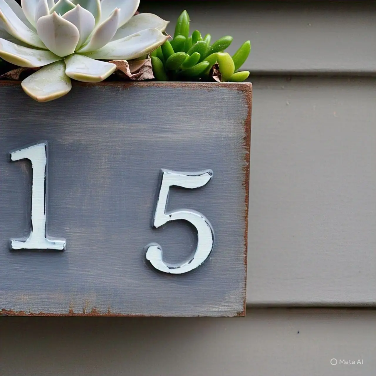 9 Model Nomor Rumah Terbaru Unik dan Estetik, Percantik Tampilan depan ...