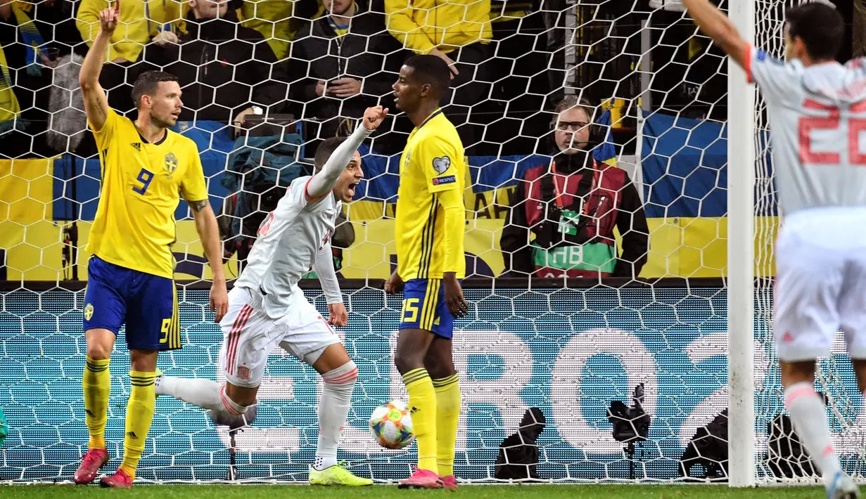 FOTO: Tahan Imbang Swedia, Spanyol Lolos ke Putaran Final Piala Eropa ...