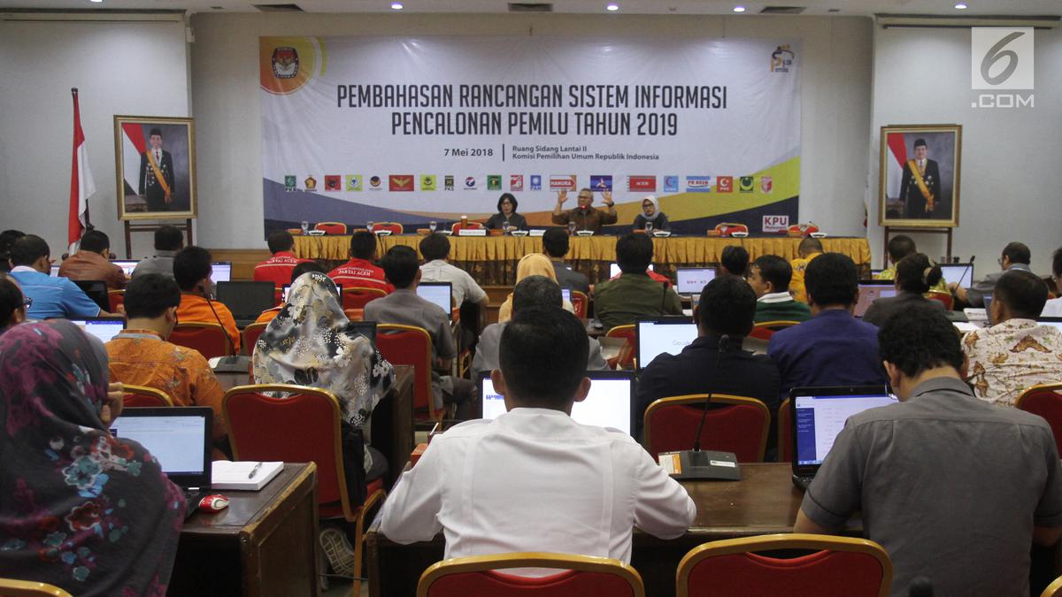 FOTO: KPU Gelar Sosialisasi Sistem Informasi Pencalonan - Foto Liputan6.com