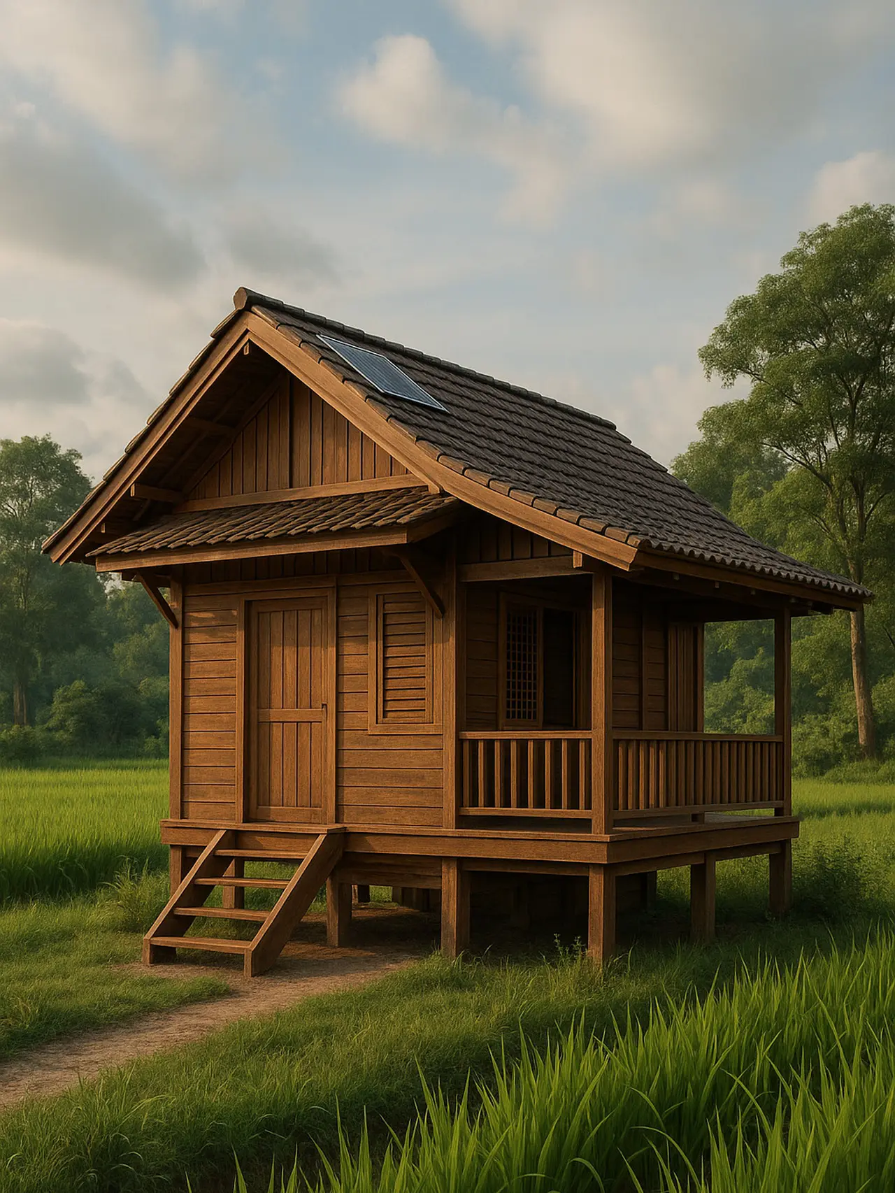 9 Model Rumah Sederhana Tapi Indah Di Desa Dengan Gaya Modern Elegan