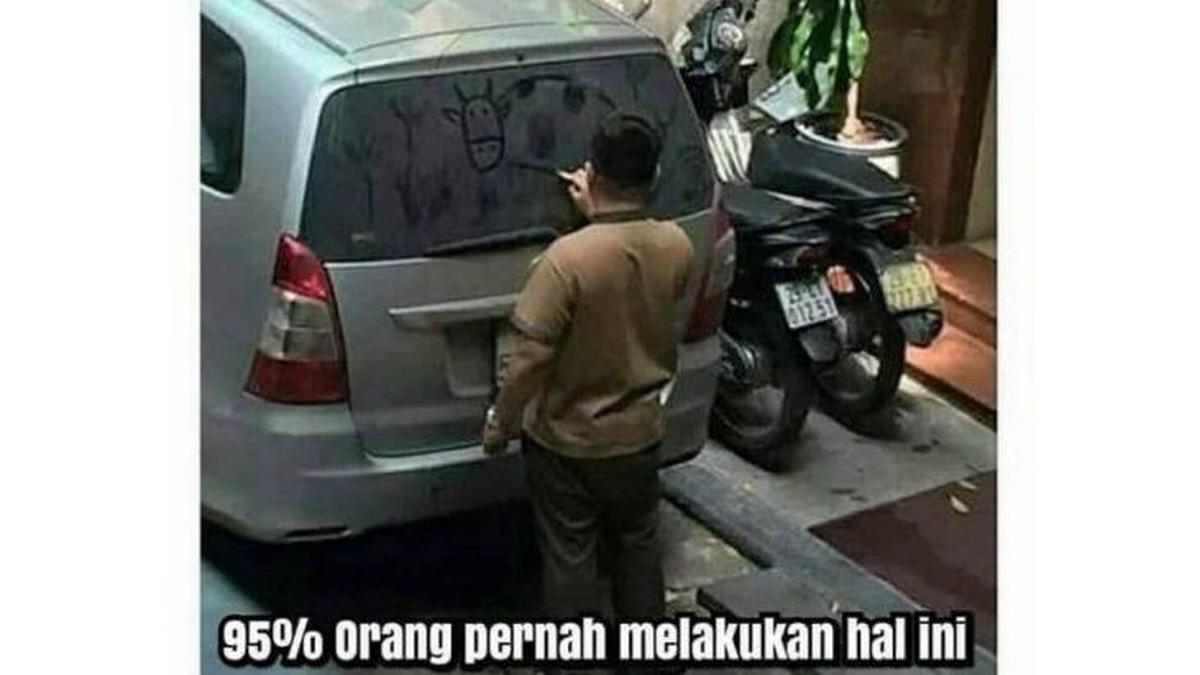 Meme Otomotif Pekan Ini: Tergoda Kaca Kotor - Otomotif Liputan6.com