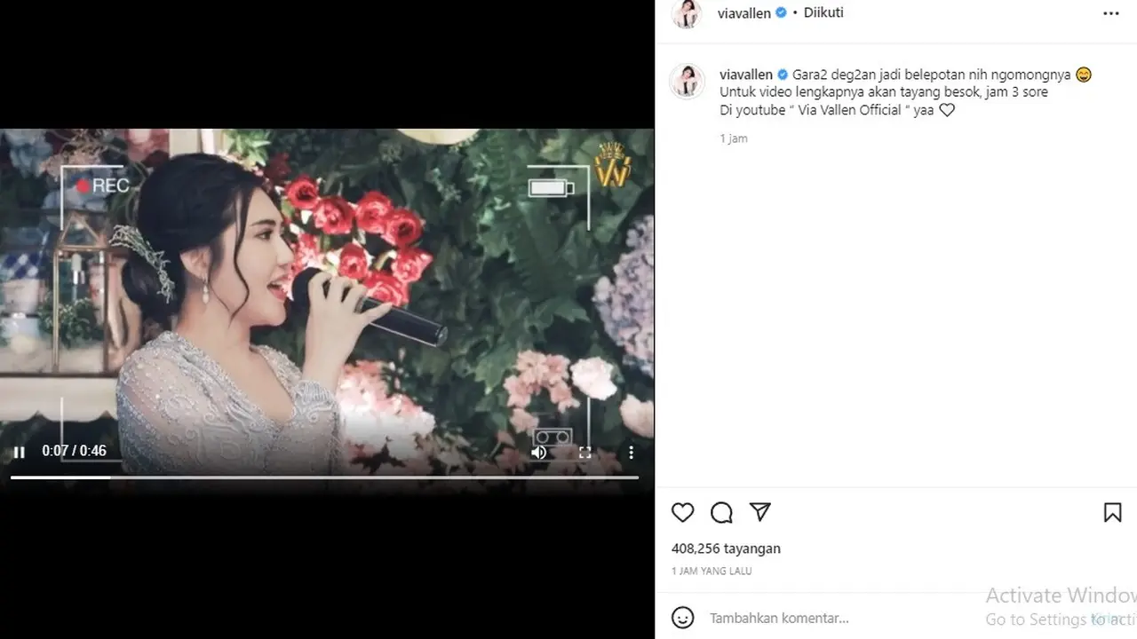 Via Vallen Dilamar, Ungkap Alasan Jatuh Cinta kepada Sang Kekasih ...