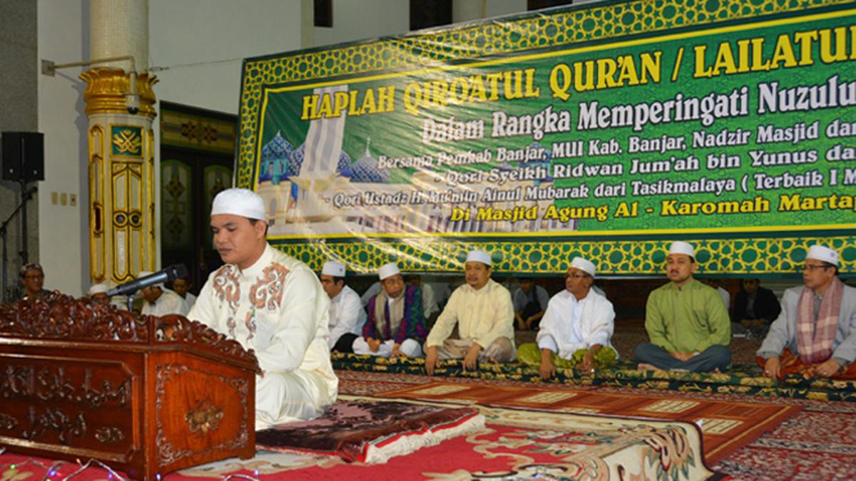 Qori Internasional Rayakan Nuzulul Quran di Martapura - Islami Liputan6.com