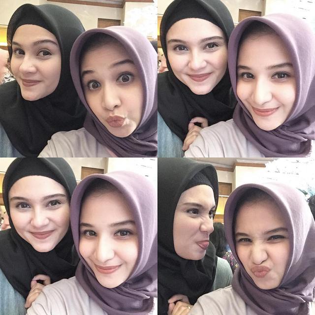 6 Momen Kebersamaan Sarah dan Zee Zee Shahab, Bak Pinang Dibelah Dua ...