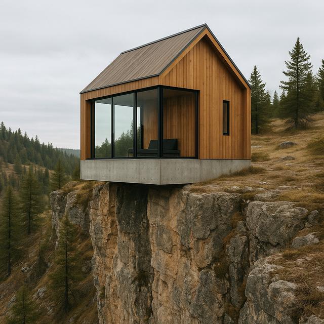 Desain Rumah Minimalis di Tepi Tebing yang Menakjubkan, Cocok untuk ...