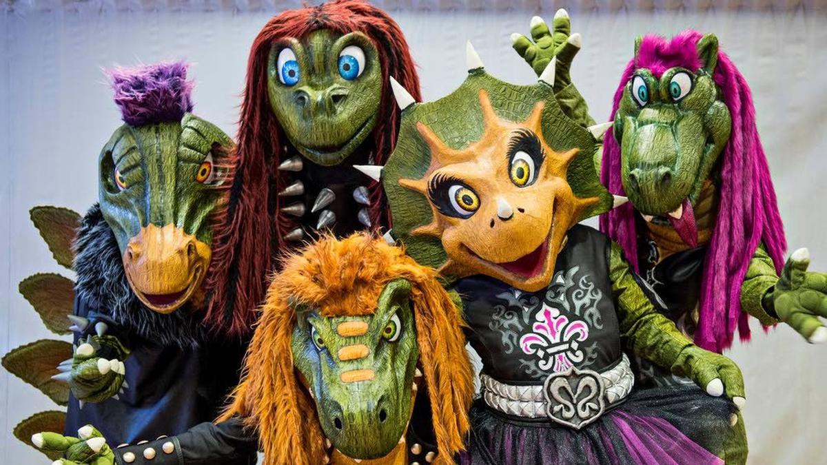 Hevisaurus, Band Metal yang Beranggotakan 5 Dinosaurus - ShowBiz ...