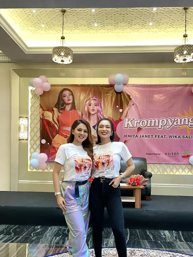 Jenita Janet Perkenalkan Lagu Krompyang, Kolaborasi Bareng Wika Salim - ShowBiz Liputan6.com