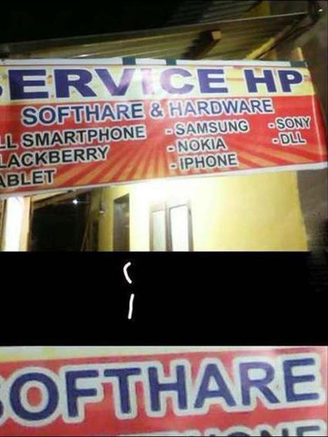 6 Tulisan Servis HP Ini Nyeleneh Banget, Bikin Ngakak - Hot Liputan6.com