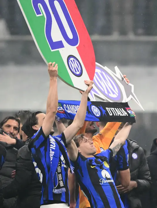 Senyum Semringah Inter Milan Juara Liga Italia - Foto Liputan6.com