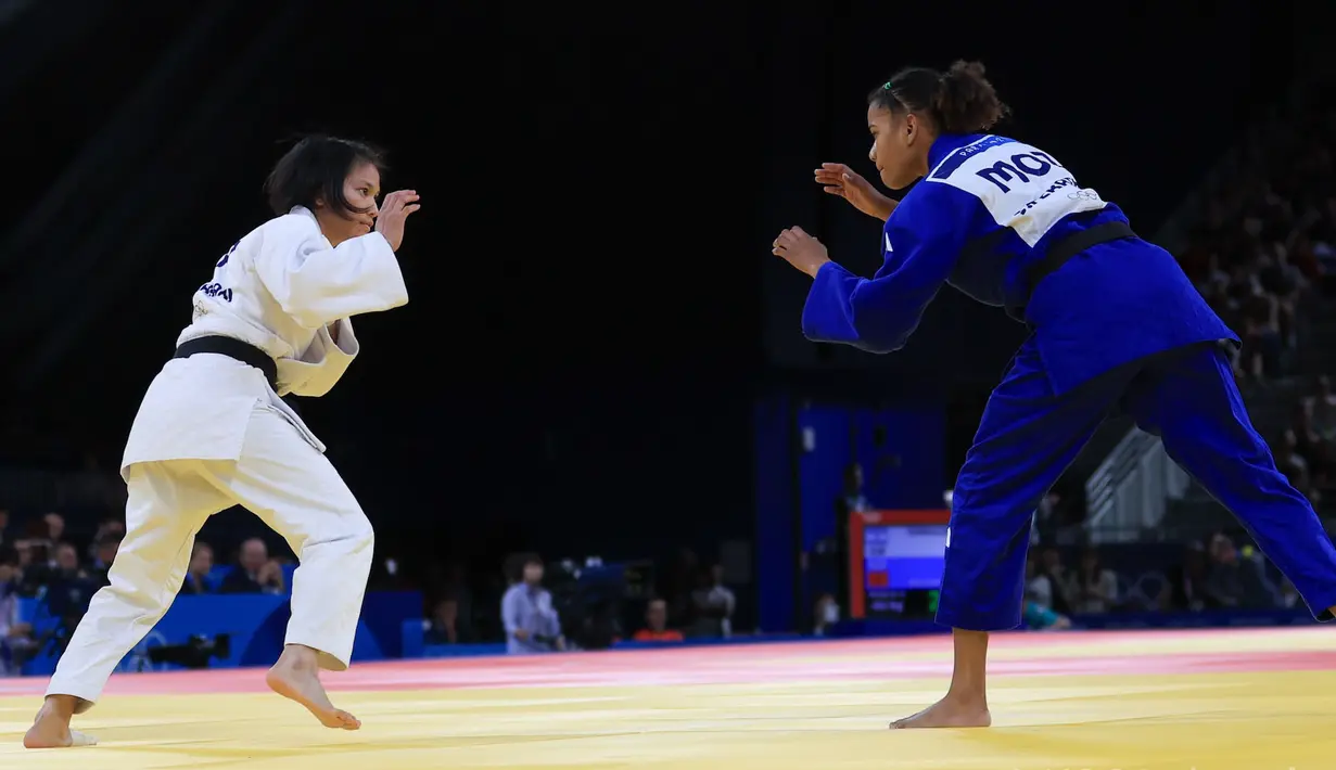 Foto: Menang atas Pejudo Mozambik di 32 Besar, Maryam March Maharani ...