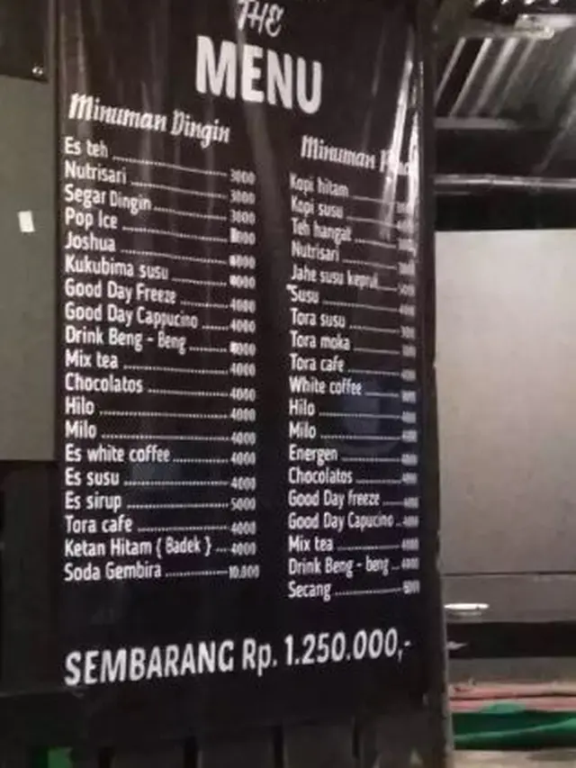 6 Potret Tulisan Nyeleneh di Menu Makanan, Bikin Gagal Paham - Hot ...