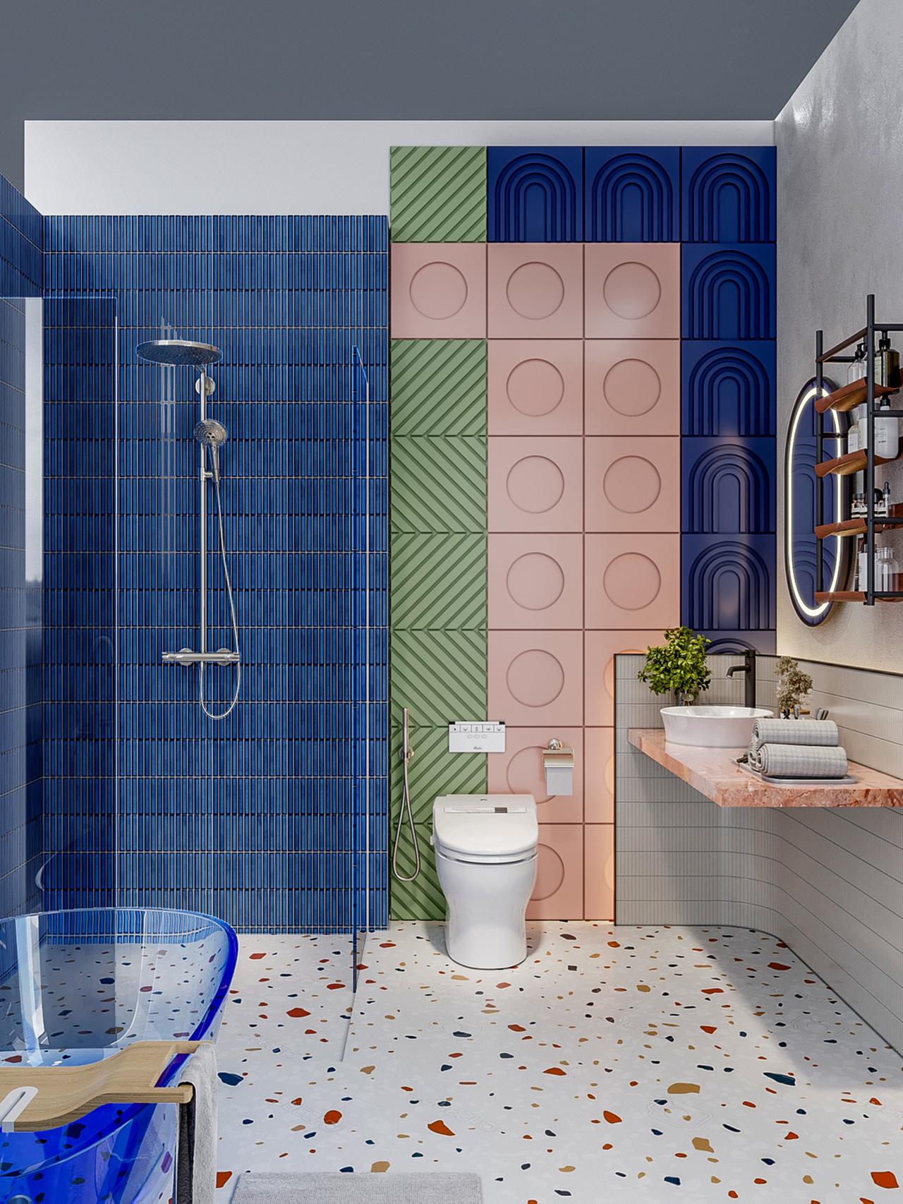 10 Ide Desain Kamar Mandi Minimalis 1,5x1,5 Meter, Estetik dan Fungsional