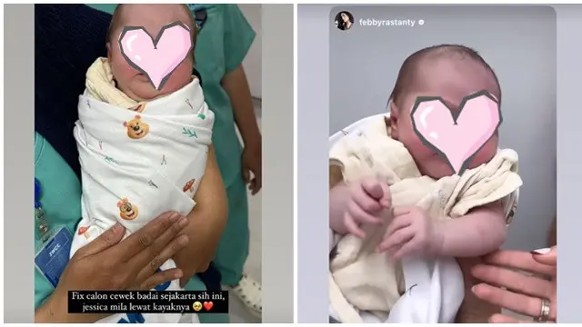 6 Artis Jenguk Jessica Mila Usai Melahirkan, Puji Paras Baby Kyarra ...