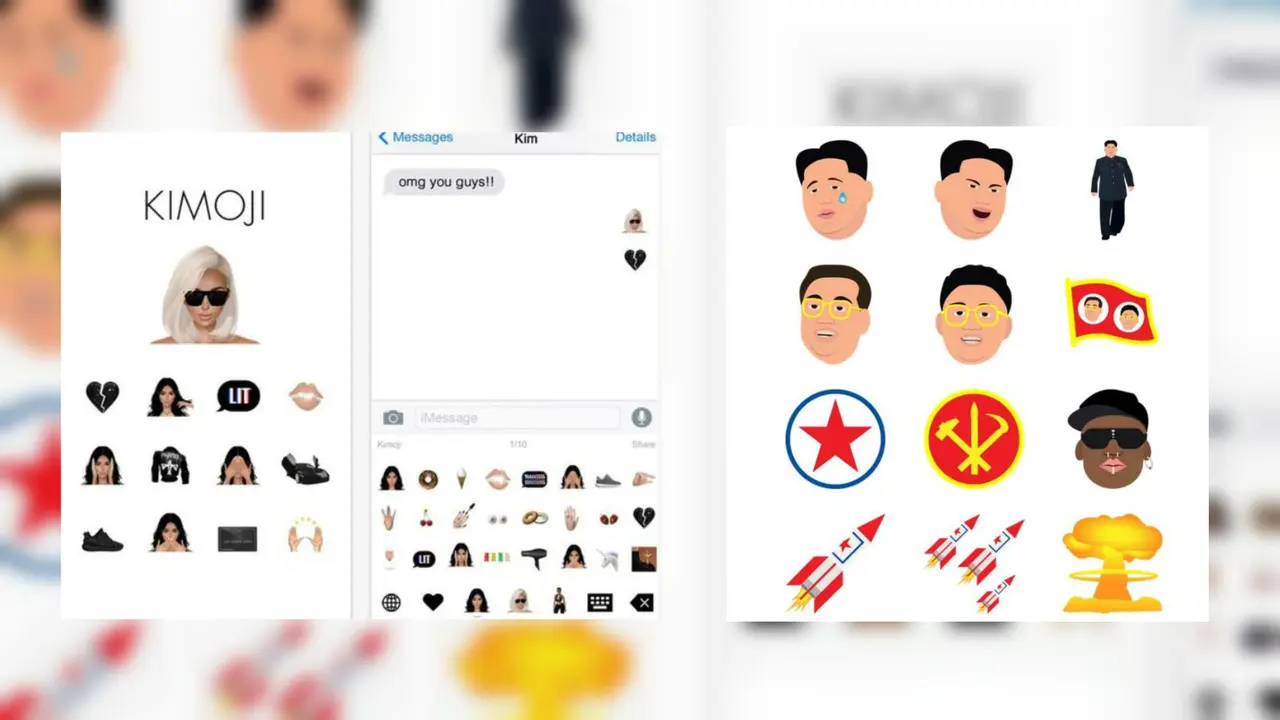 'Perang' Emoji Kim Jong-un Vs Kim Kardashian - Global Liputan6.com