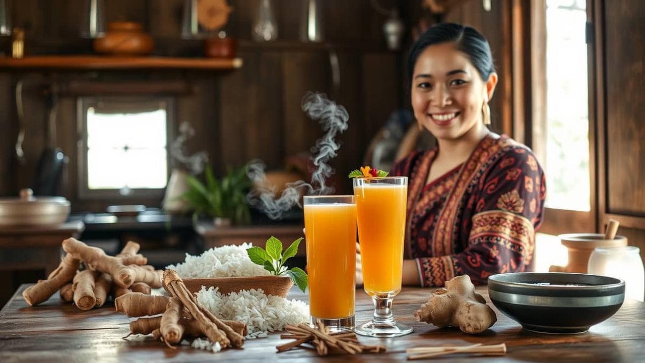 Resep Jamu Beras Kencur: Minuman Tradisional Penyegar dan Penyehat Tubuh