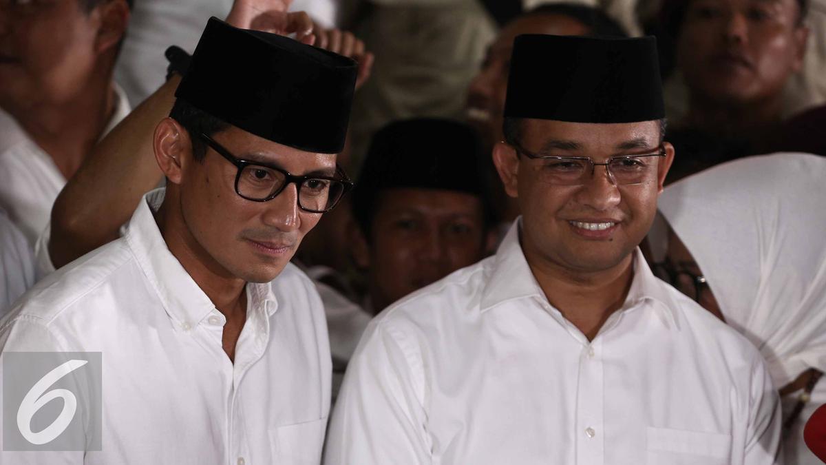 Anies-Sandi Undang Partai Pendukung dan Relawan di Pelantikan - News ...