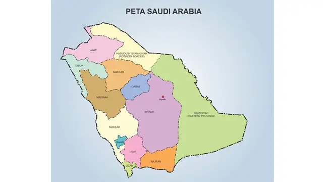 Peta Arab Saudi, Profil Singkat, dan Budaya Masyarakatnya - Hot ...