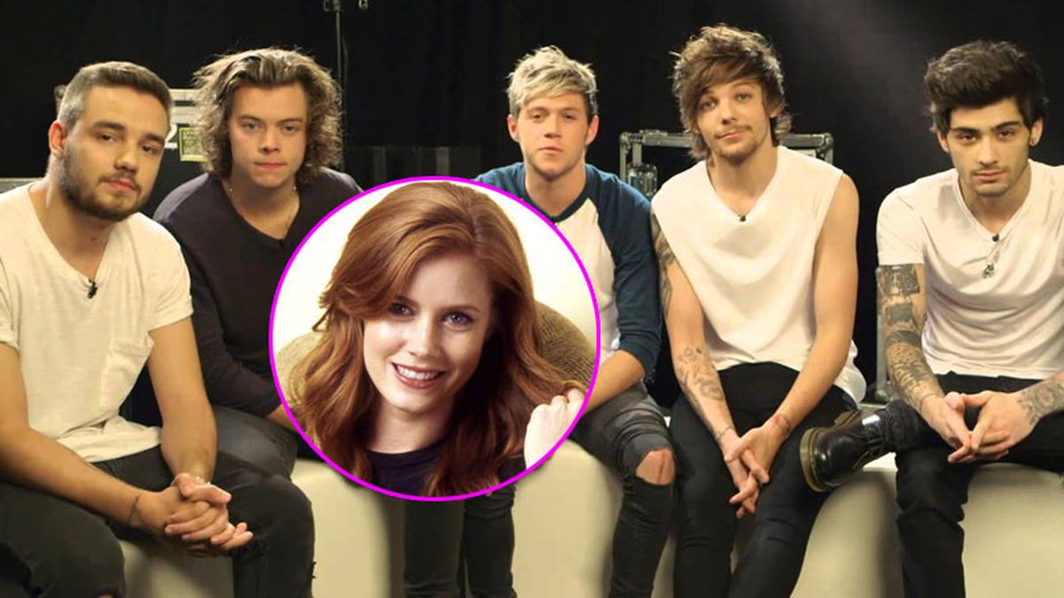 Digendong One Direction, Amy Adams Elus Rambut Zayn Malik - ShowBiz ...