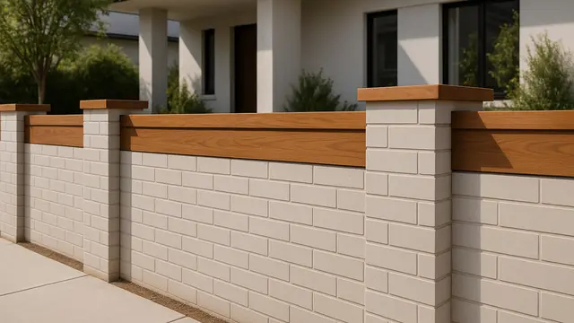 8 Inspirasi Desain Pagar Bata Ringan Terkini 2025 untuk Hunian Modern ...