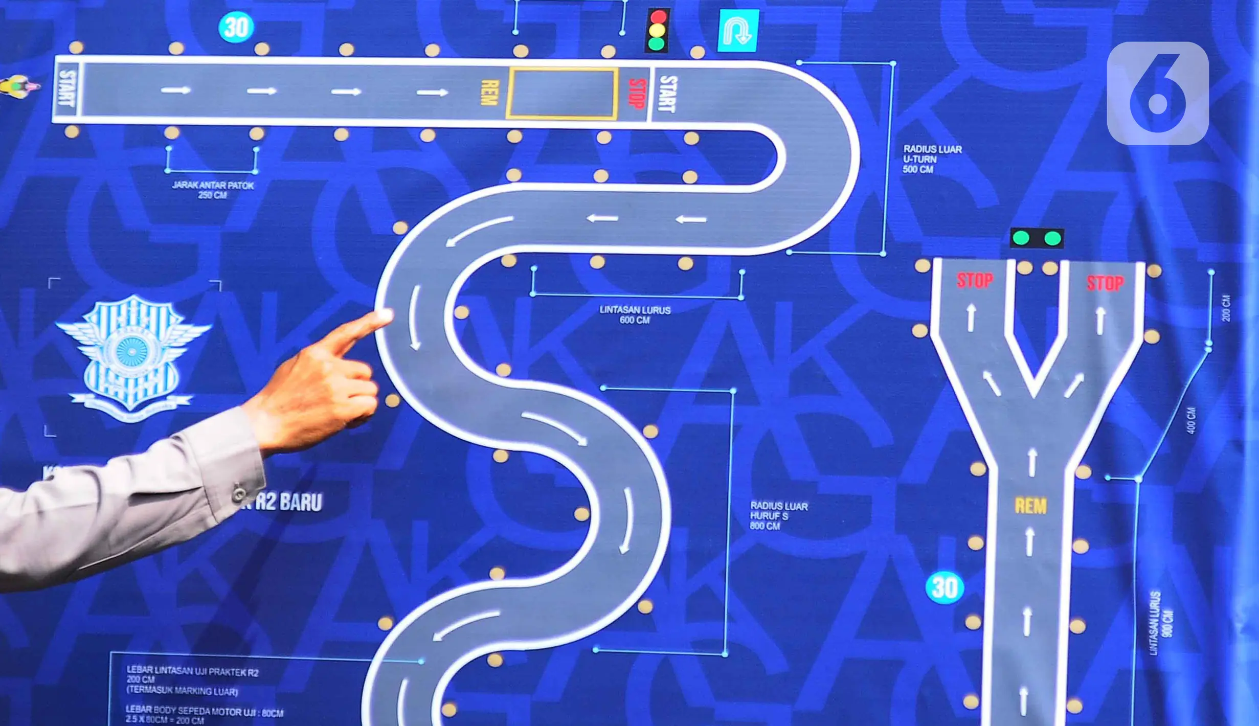 Tanpa Manuver Angka 8 dan Zig-Zag, Berikut Materi Ujian Praktik SIM C ...