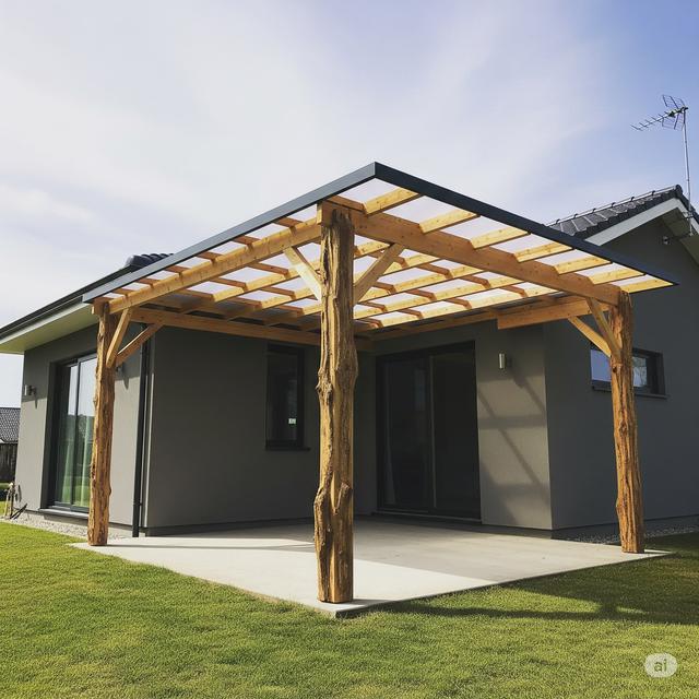 7 Model Kanopi Kayu Teras Rumah Sederhana yang Aesthetic & Low Budget