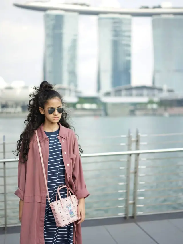 6 Penampilan Stylish Putri Ramzi, Asila Maisa - Lifestyle Liputan6.com