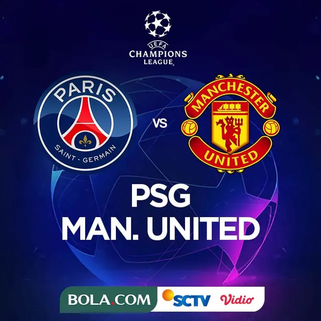 Daftar Pemain Manchester United dan PSG yang Absen pada Liga Champions ...