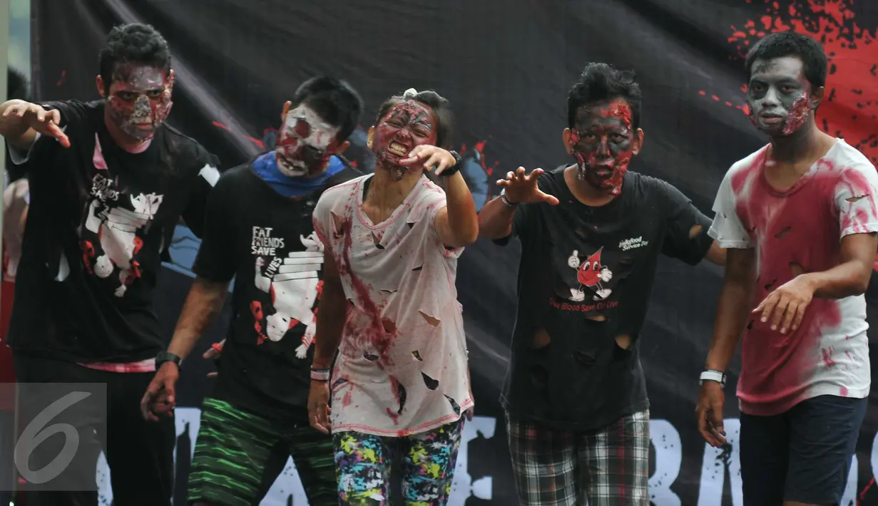 Pertama Kali di Indonesia, Zombie Run Menarik Minat Warga Jakarta - Foto Liputan6.com