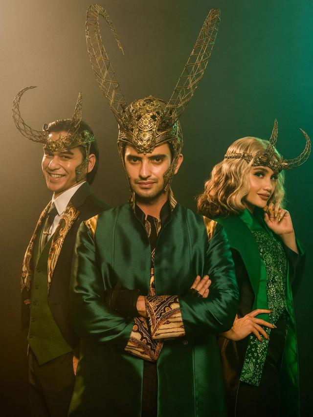 6 Gaya Cinta Laura, Rangga Azof dan Omar Daniel Dandan Ala Loki, Kompak ...